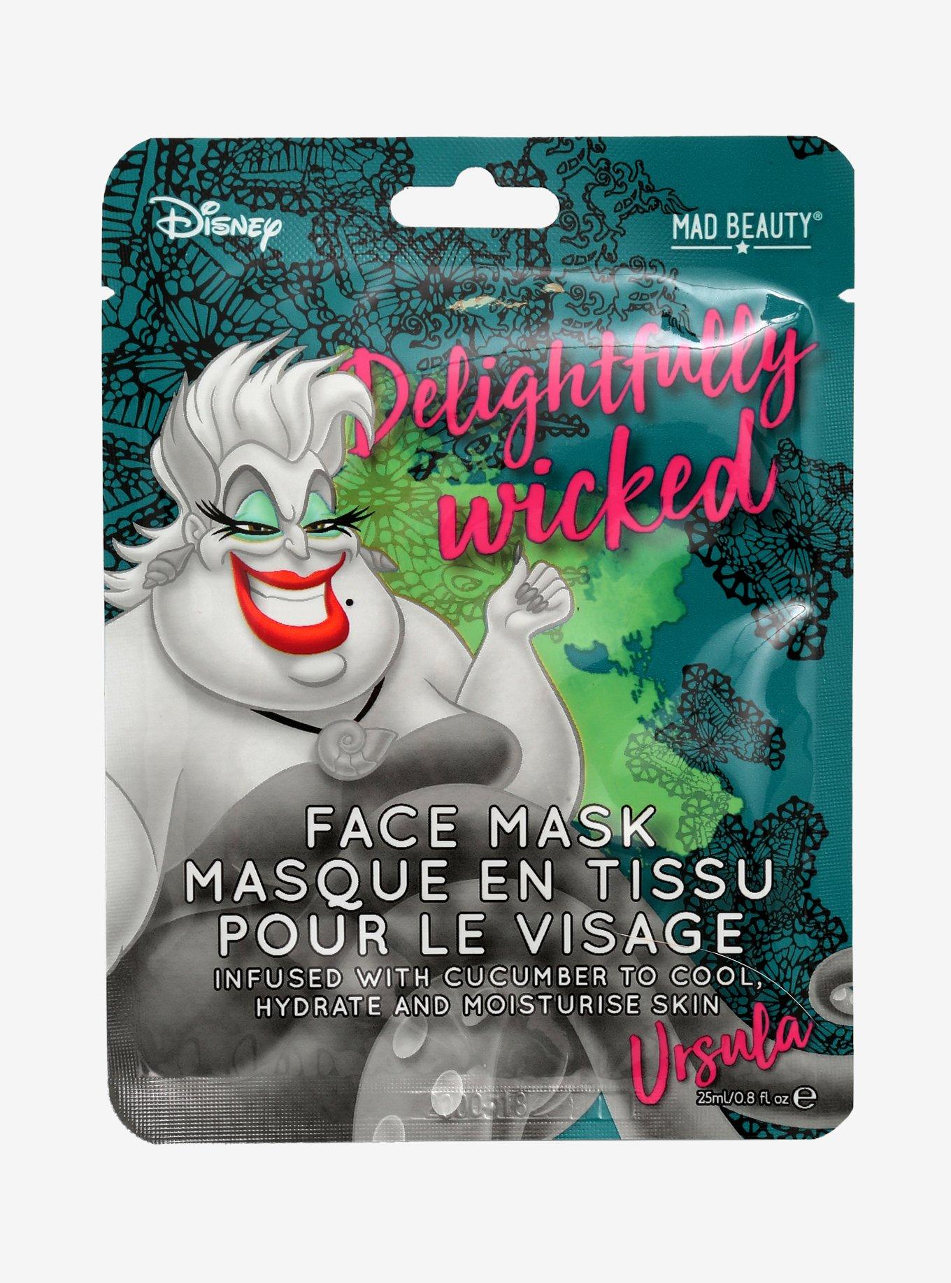 Disney The Little Mermaid Delightfully Wicked Face Mask | Hot Topic
