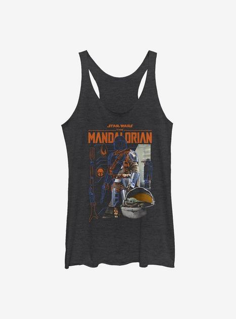 Star Wars The Mandalorian Mando Components Girls Tank Black Hot Topic