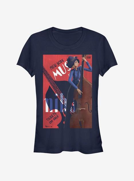 Disney Pixar Soul Miho On Bass Girls T-Shirt - BLUE | Hot Topic