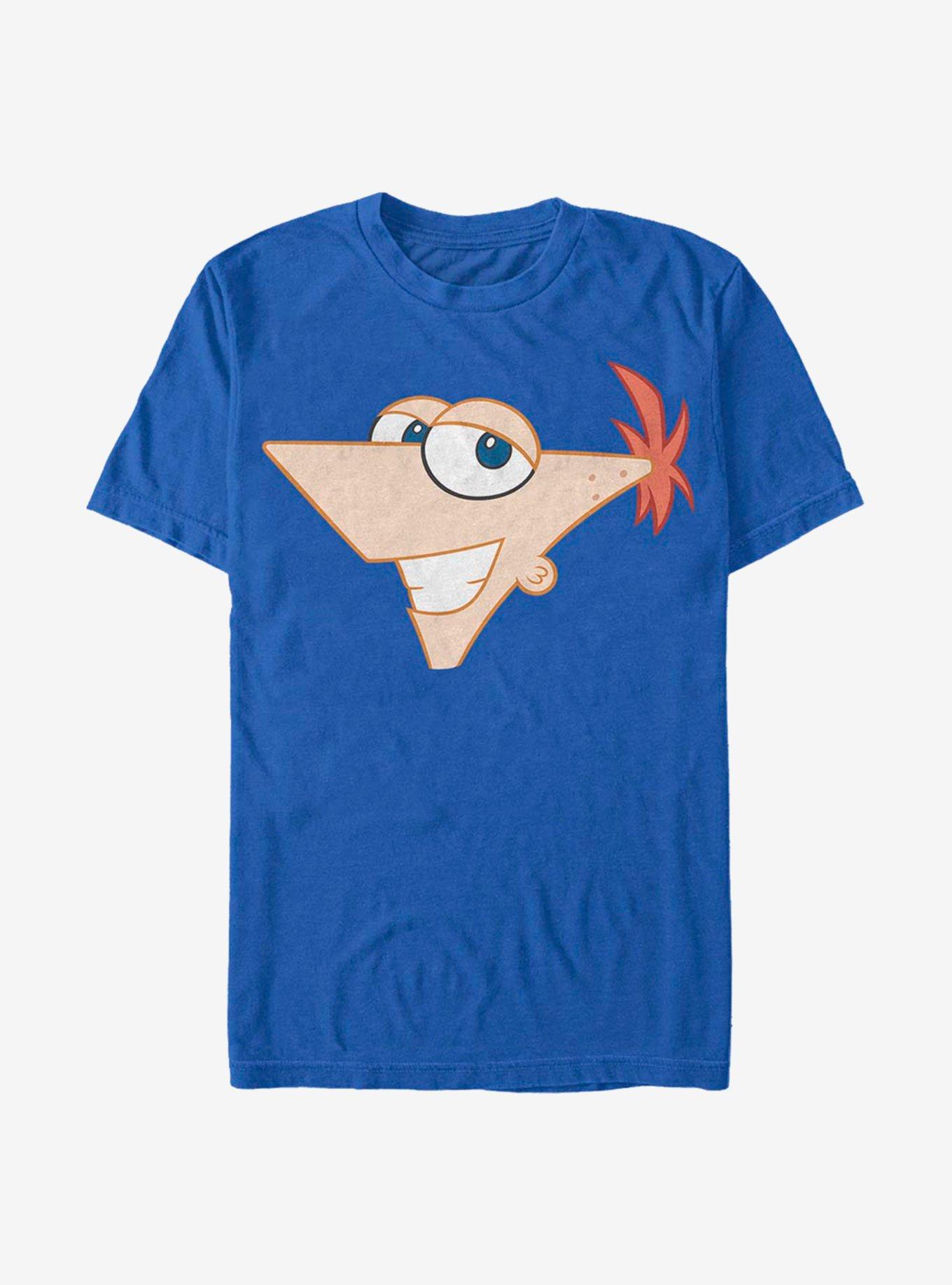 Disney Phineas And Ferb Large Phineas T-Shirt - BLUE | Hot Topic