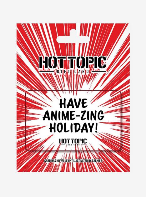 GC ANIME$50 Gift Card | Hot Topic