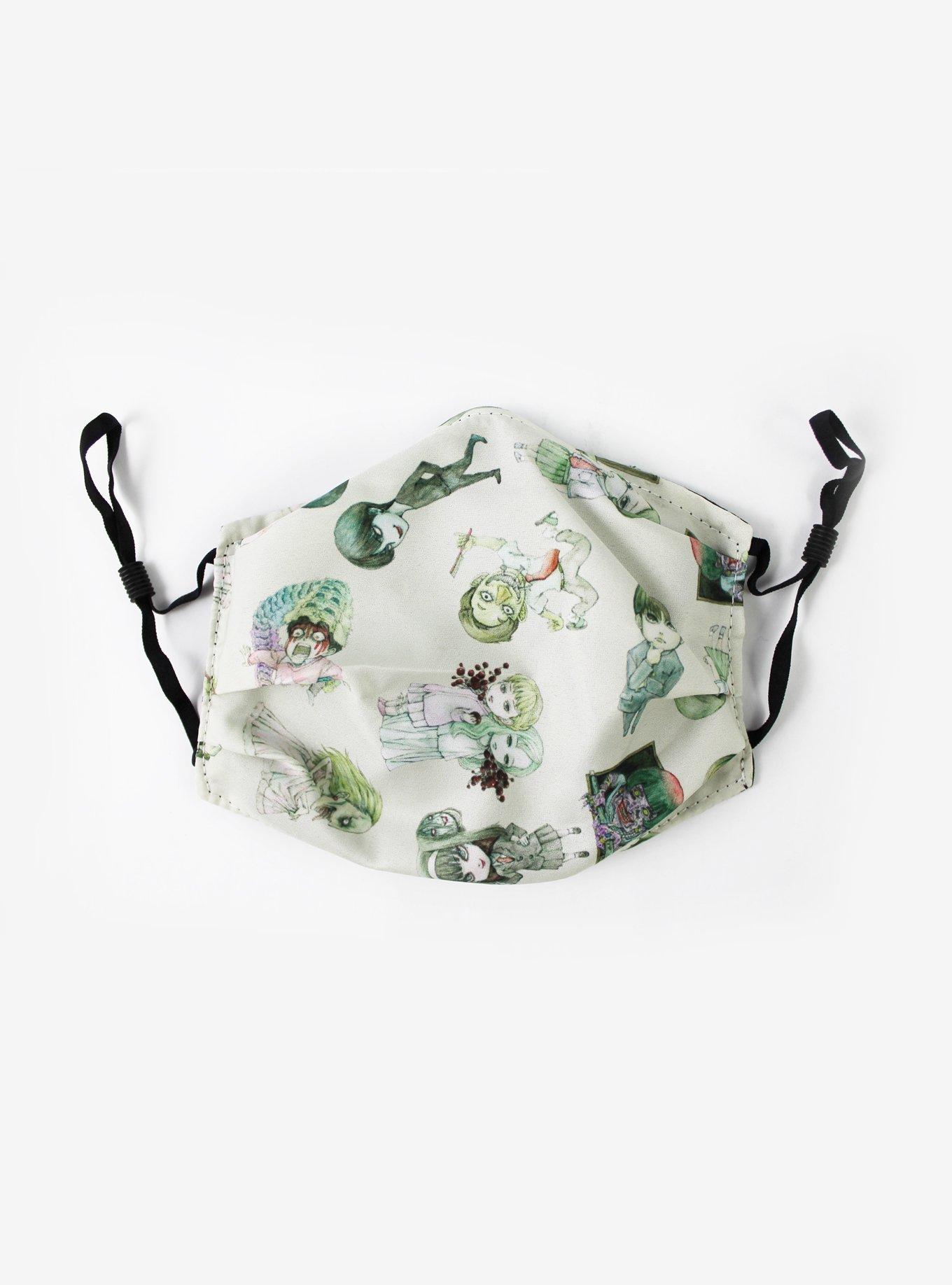 Junji Ito Chibi Characters Fashion Face Mask | Hot Topic