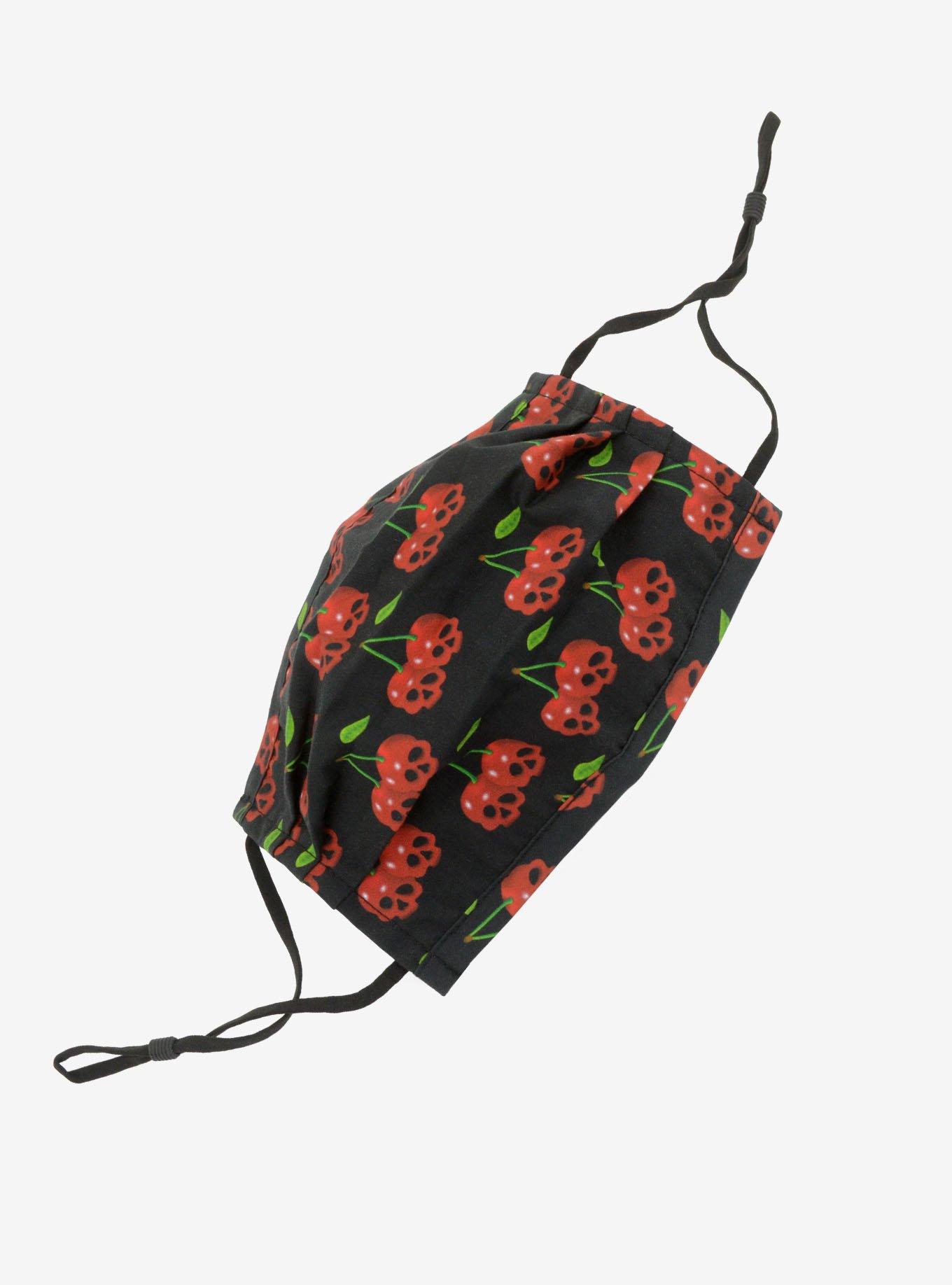 Skull Cherries Fashion Face Mask | Hot Topic