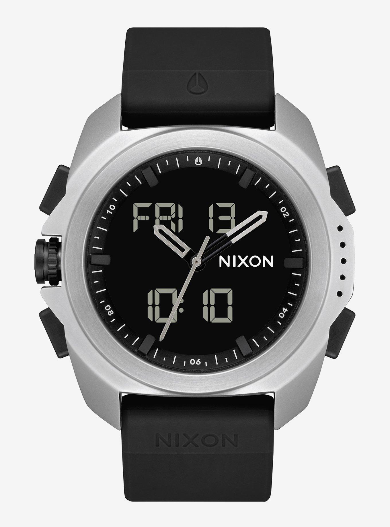 Nixon Ripley Silver Black Watch | Hot Topic