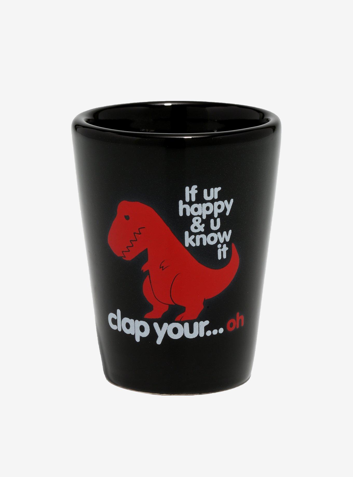 T-Rex Clap Your Hands Mini Glass | Hot Topic