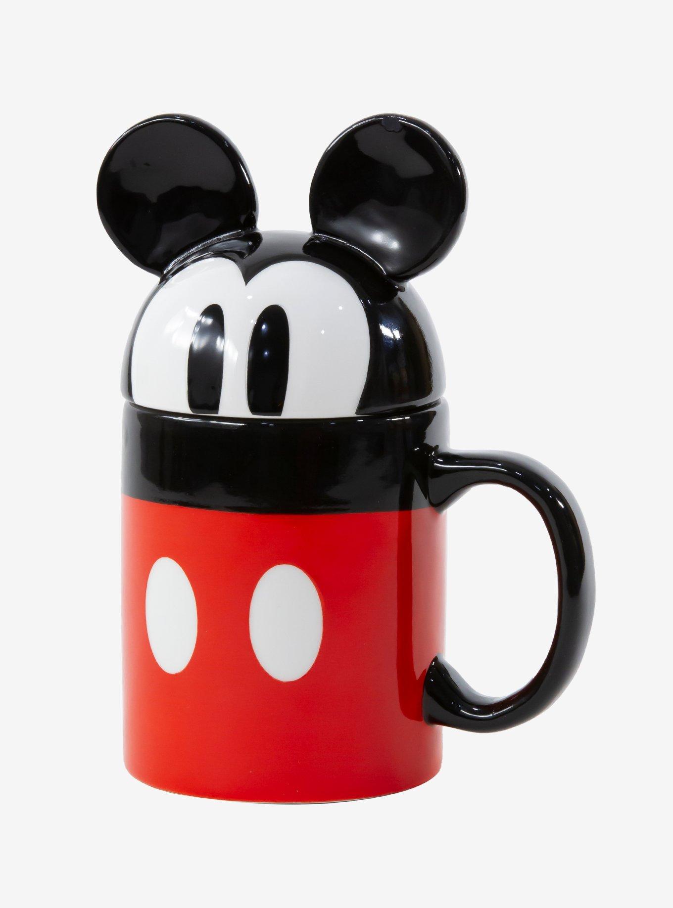 Disney Mickey Mouse Figural Mug With Lid | Hot Topic