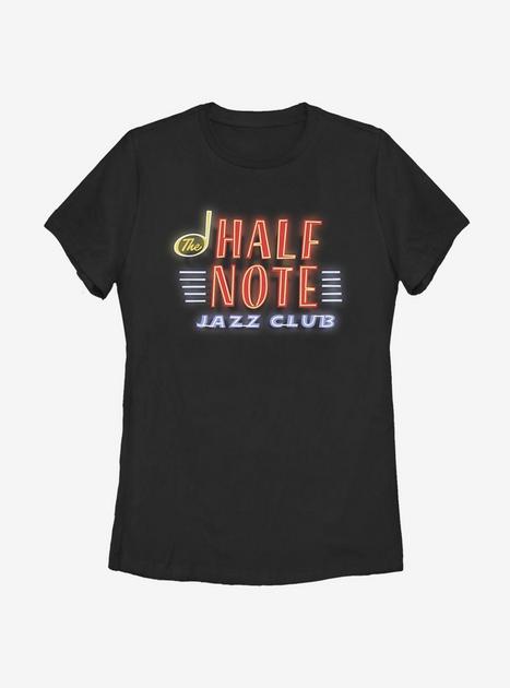 Disney Pixar Soul Half Note Neon Sign Womens T-Shirt - BLACK | BoxLunch