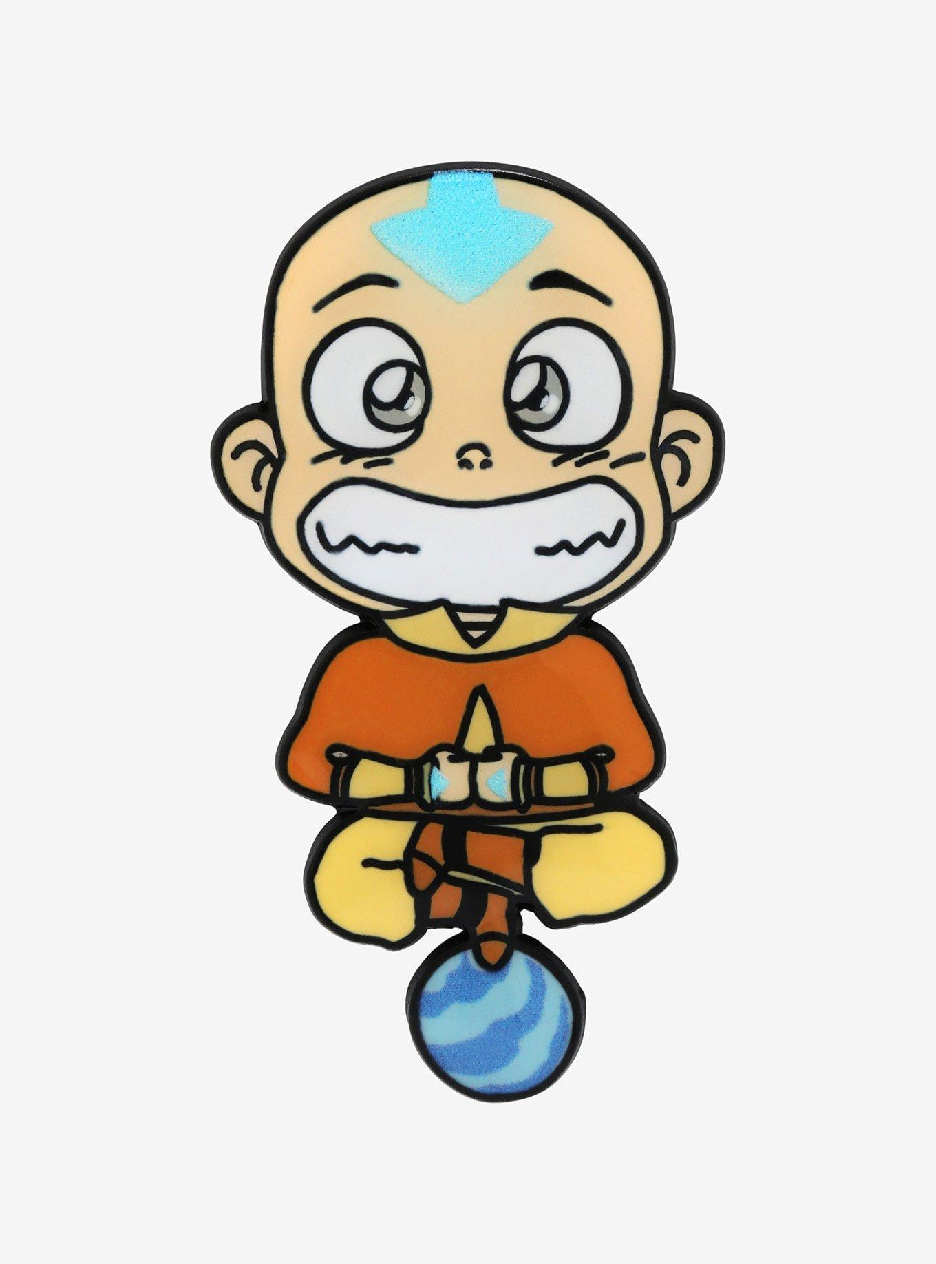 Avatar: The Last Airbender Chibi Aang Enamel Pin - BoxLunch Exclusive ...