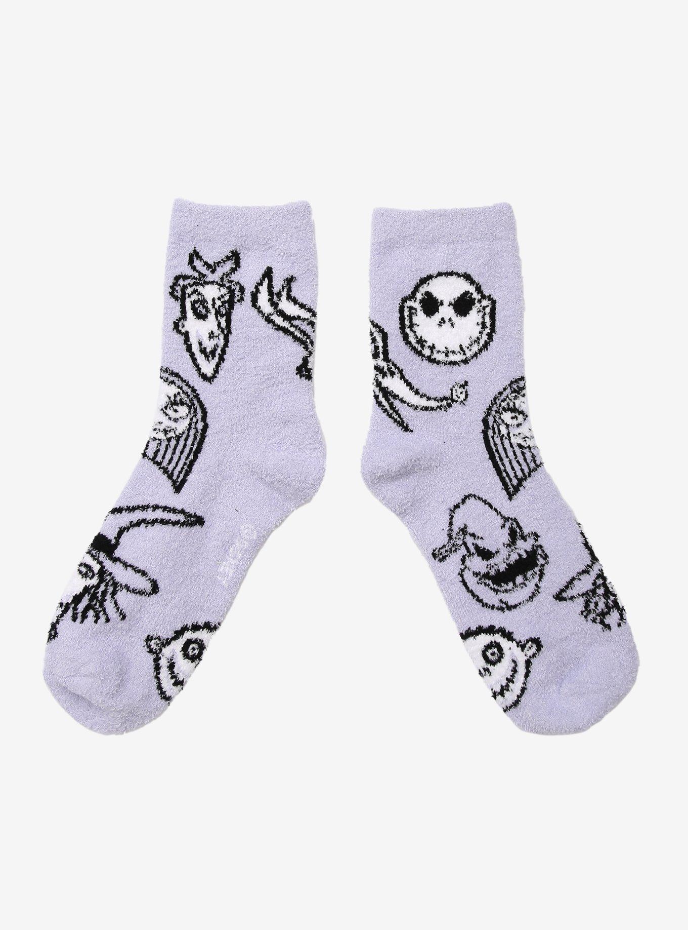 The Nightmare Before Christmas Characters Cozy Crew Socks | Hot Topic