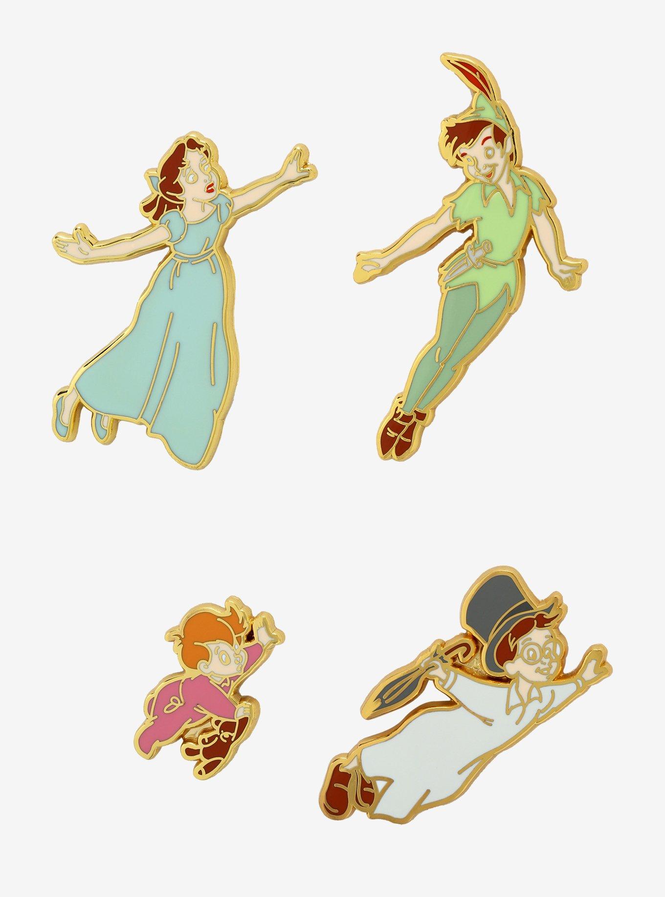 Loungefly Disney Peter Pan Flying Enamel Pin Set | Hot Topic