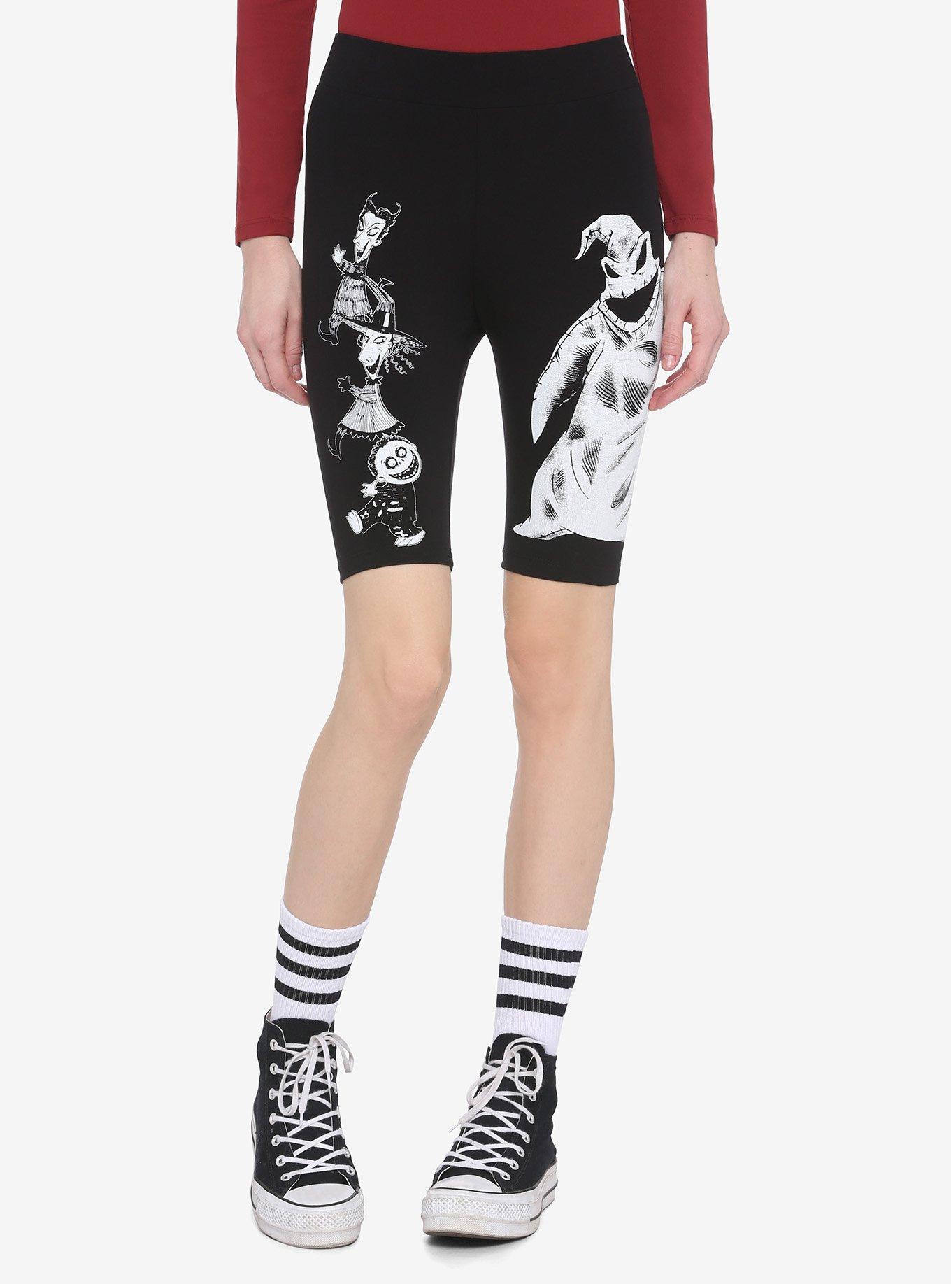The Nightmare Before Christmas Oogie Boogie Biker Shorts | Hot Topic