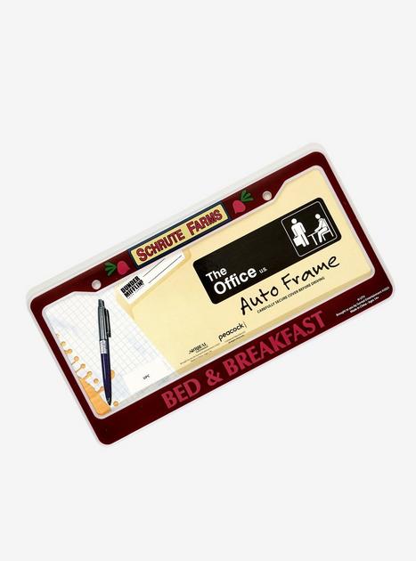 The Office Schrute Farms License Plate Frame | Hot Topic