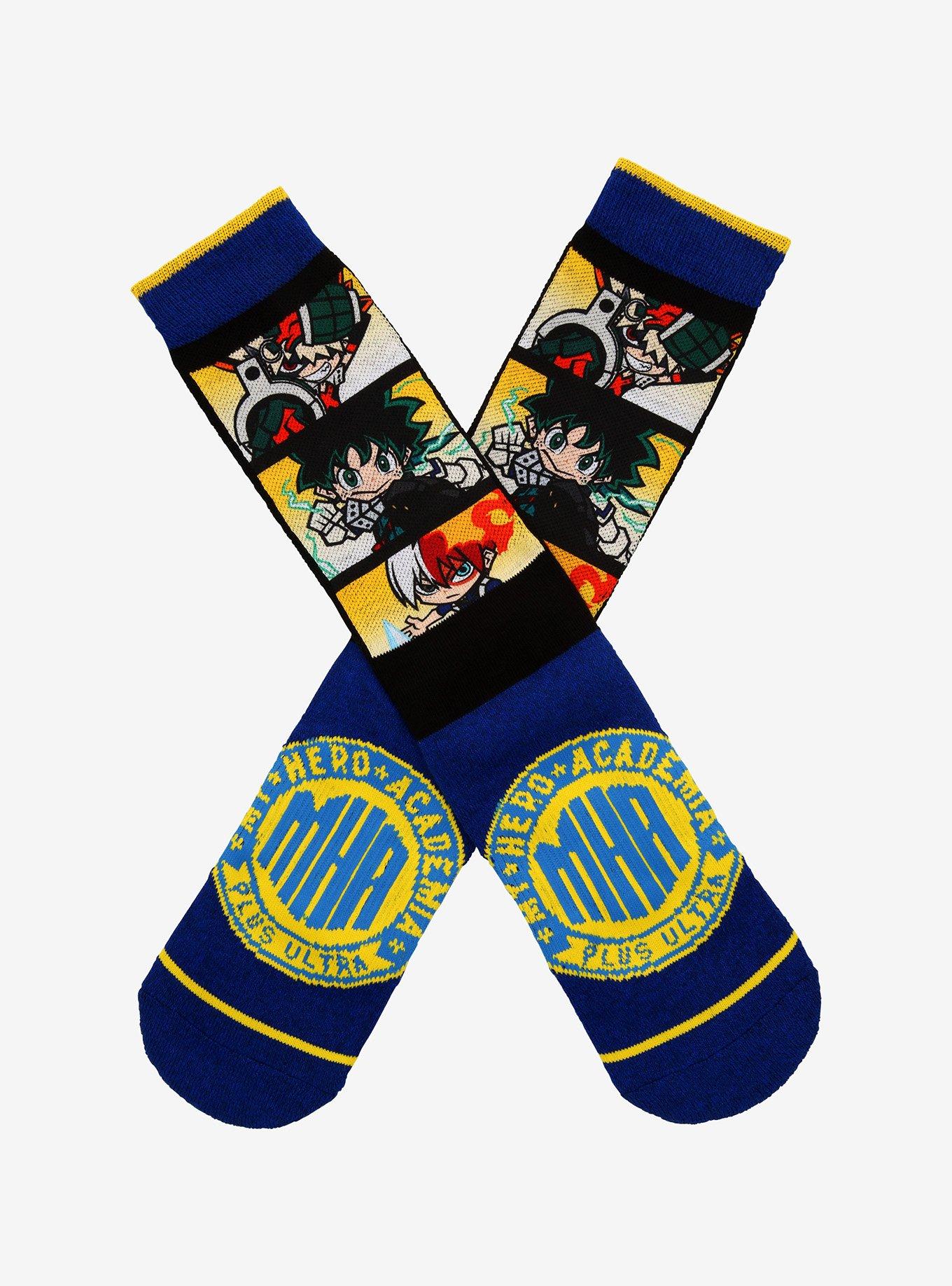 My Hero Academia Chibi Panel Crew Socks | Hot Topic
