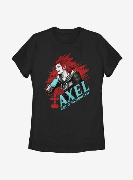 Disney Kingdom Hearts Solo Axel Womens T-Shirt - BLACK | BoxLunch