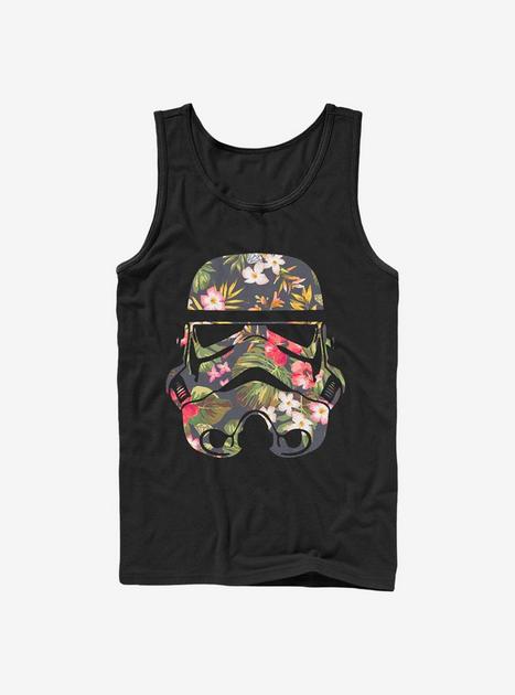 Star Wars Stormtrooper Flowers Tank Top - BLACK | Hot Topic