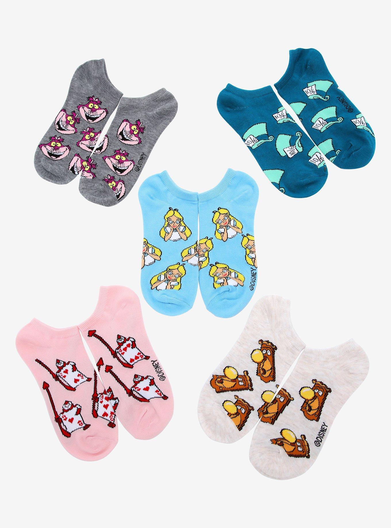 Disney Alice in Wonderland Character Sock Pack - BoxLunch Exclusive ...