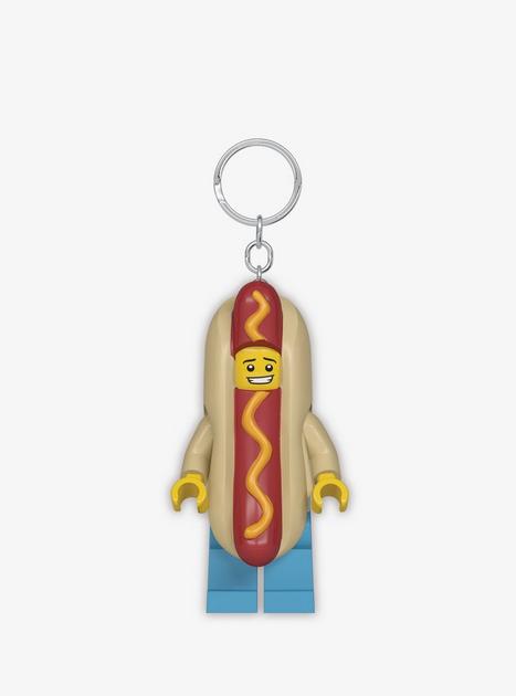 Lego Iconic Hot Dog Man Key Light Keychain | BoxLunch