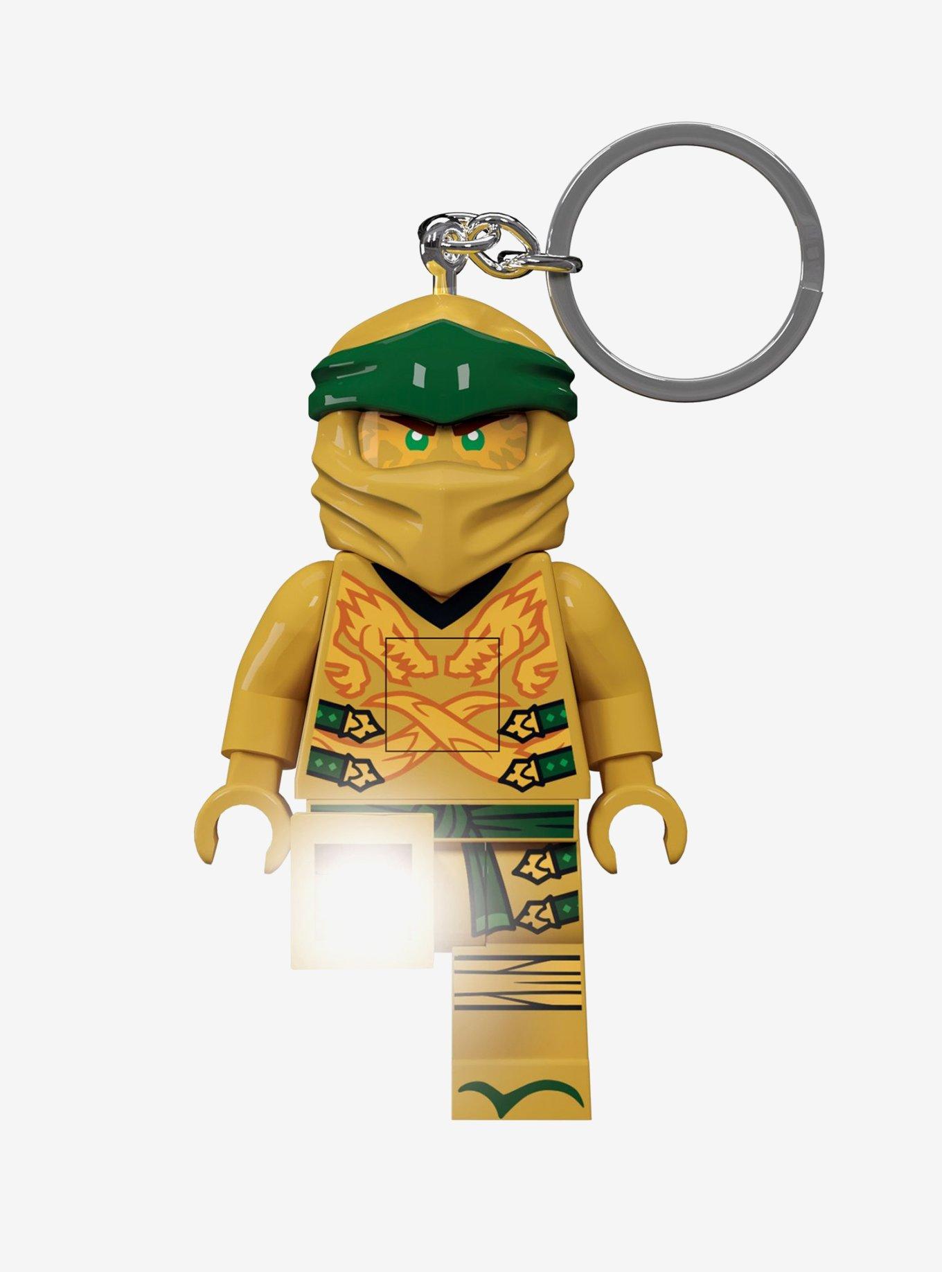 Lego Ninjago Legacy Gold Ninja Key Light Keychain | Hot Topic