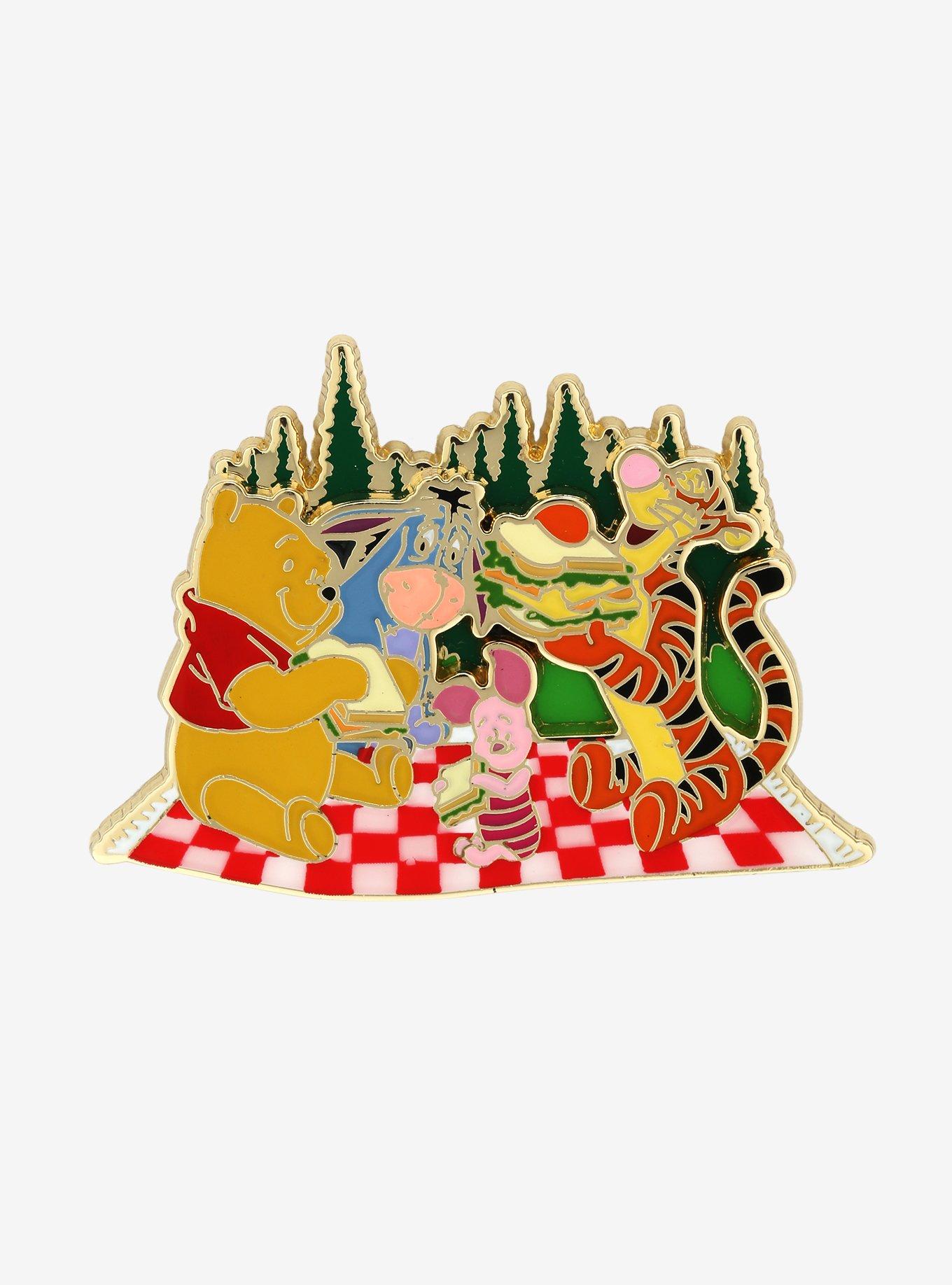 Disney Winnie the Pooh Pooh & Friends Picnic Layered Enamel Pin ...