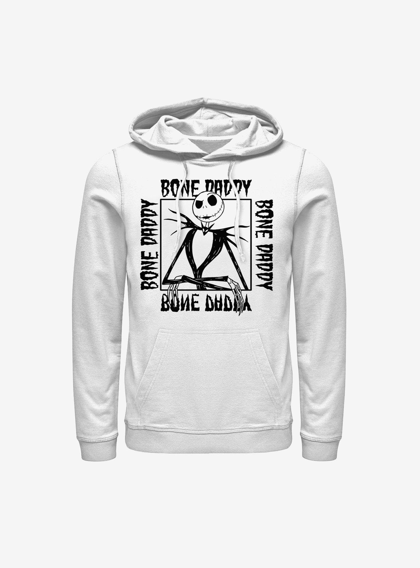 Disney The Nightmare Before Christmas Bone Daddy Hoodie - WHITE | BoxLunch