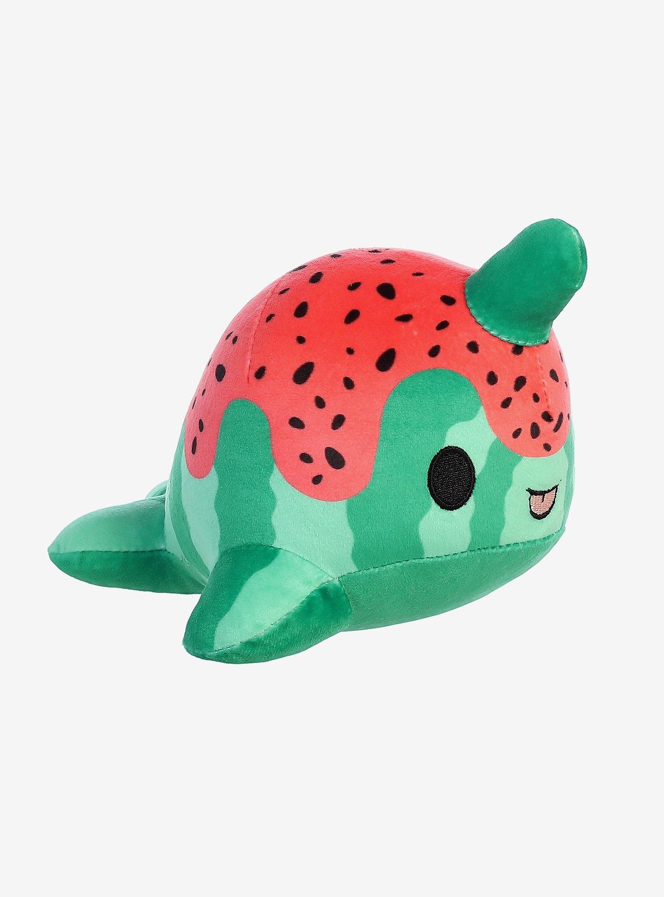 Tasty Peach Watermelon Nomwhal Plush Hot Topic