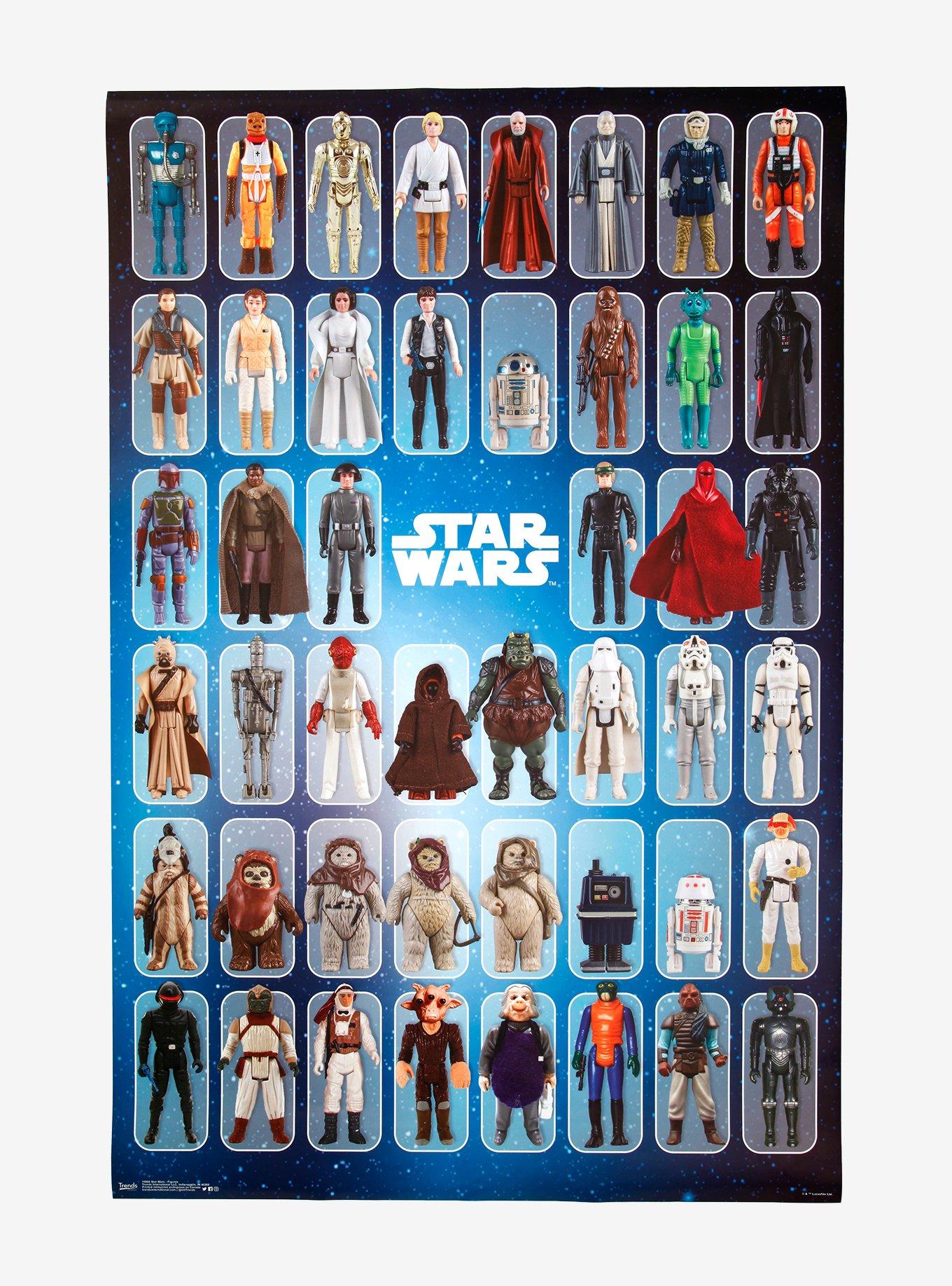 Star Wars Saga Action Figure Poster | Hot Topic