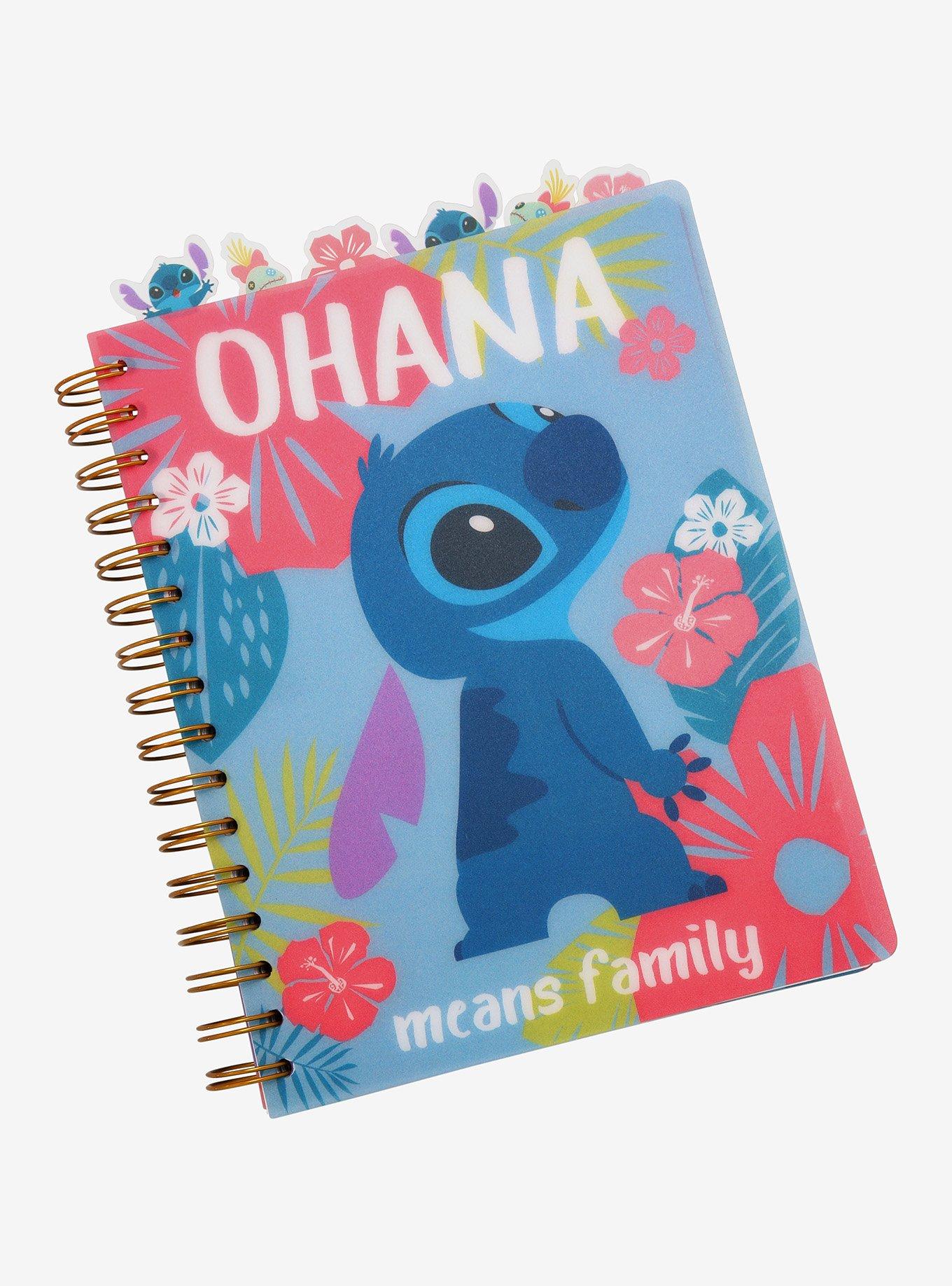 Disney Lilo & Stitch Ohana Tabbed Journal | Hot Topic