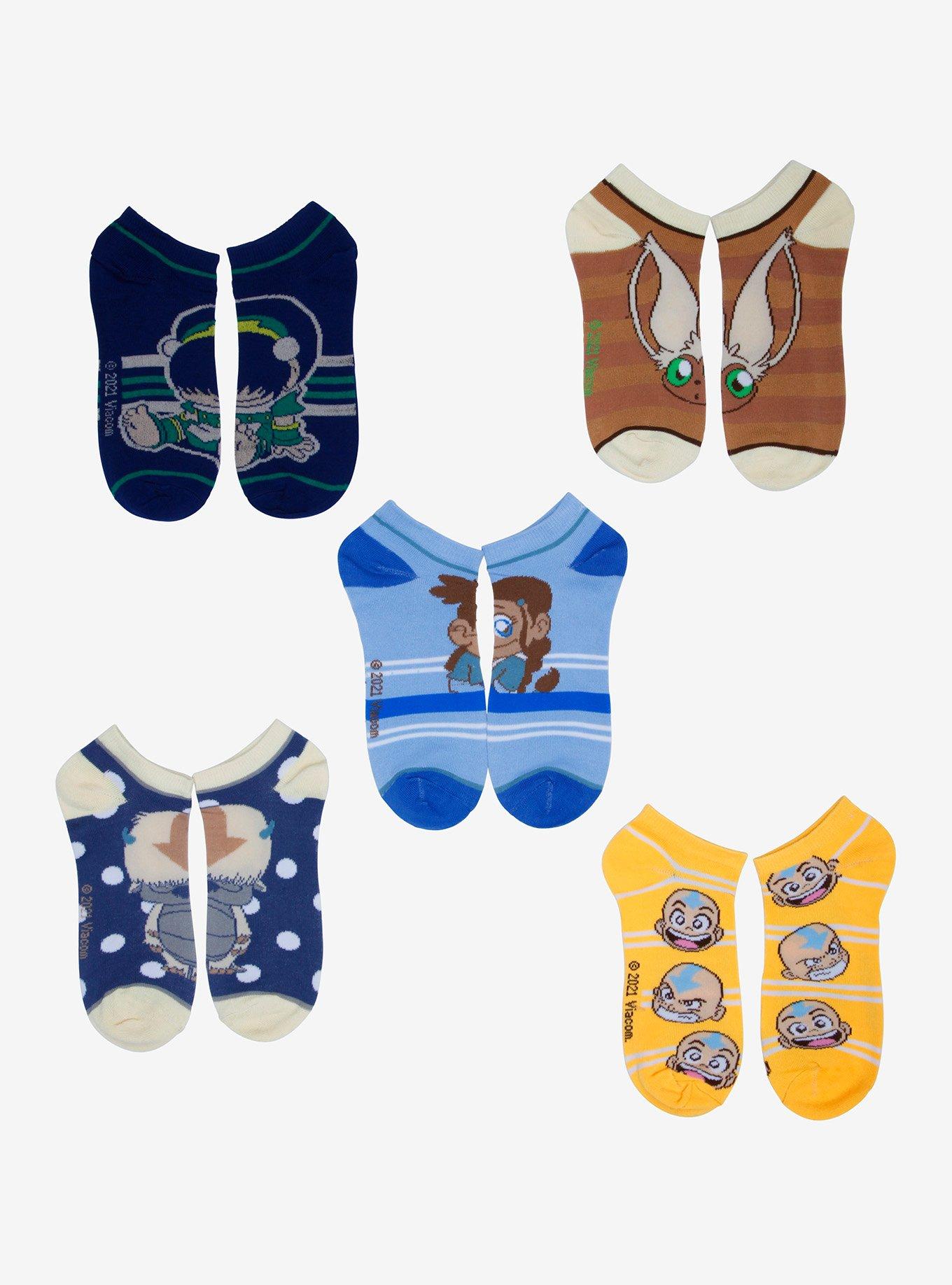 Avatar: The Last Airbender No-Show Socks 5 Pair | Hot Topic