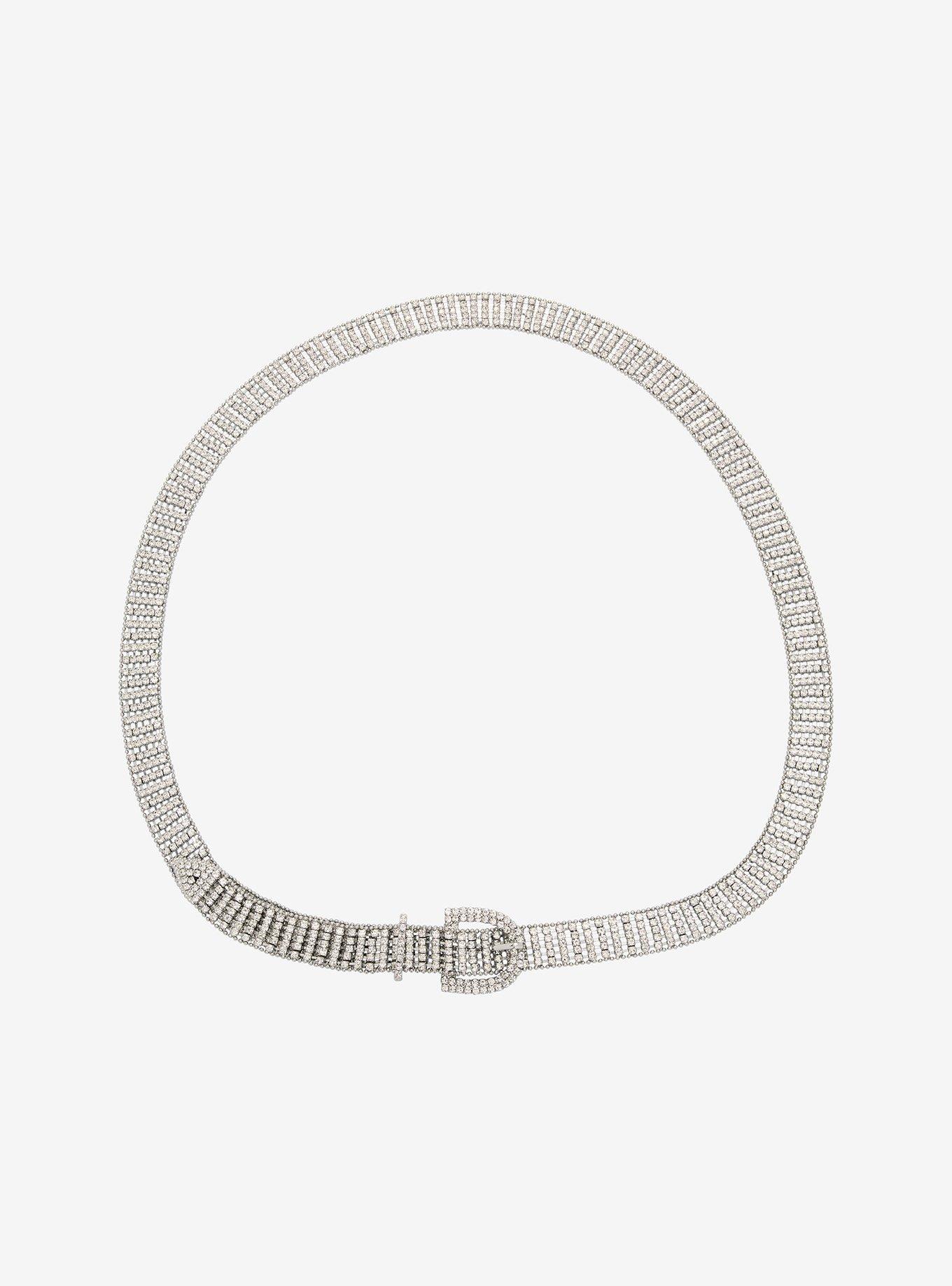 Rhinestone Buckle Belt | Hot Topic