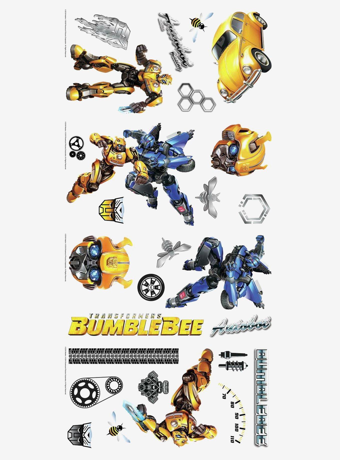 Transformers Bumblebee Peel And Stick Wall Decals | Hot Topic
