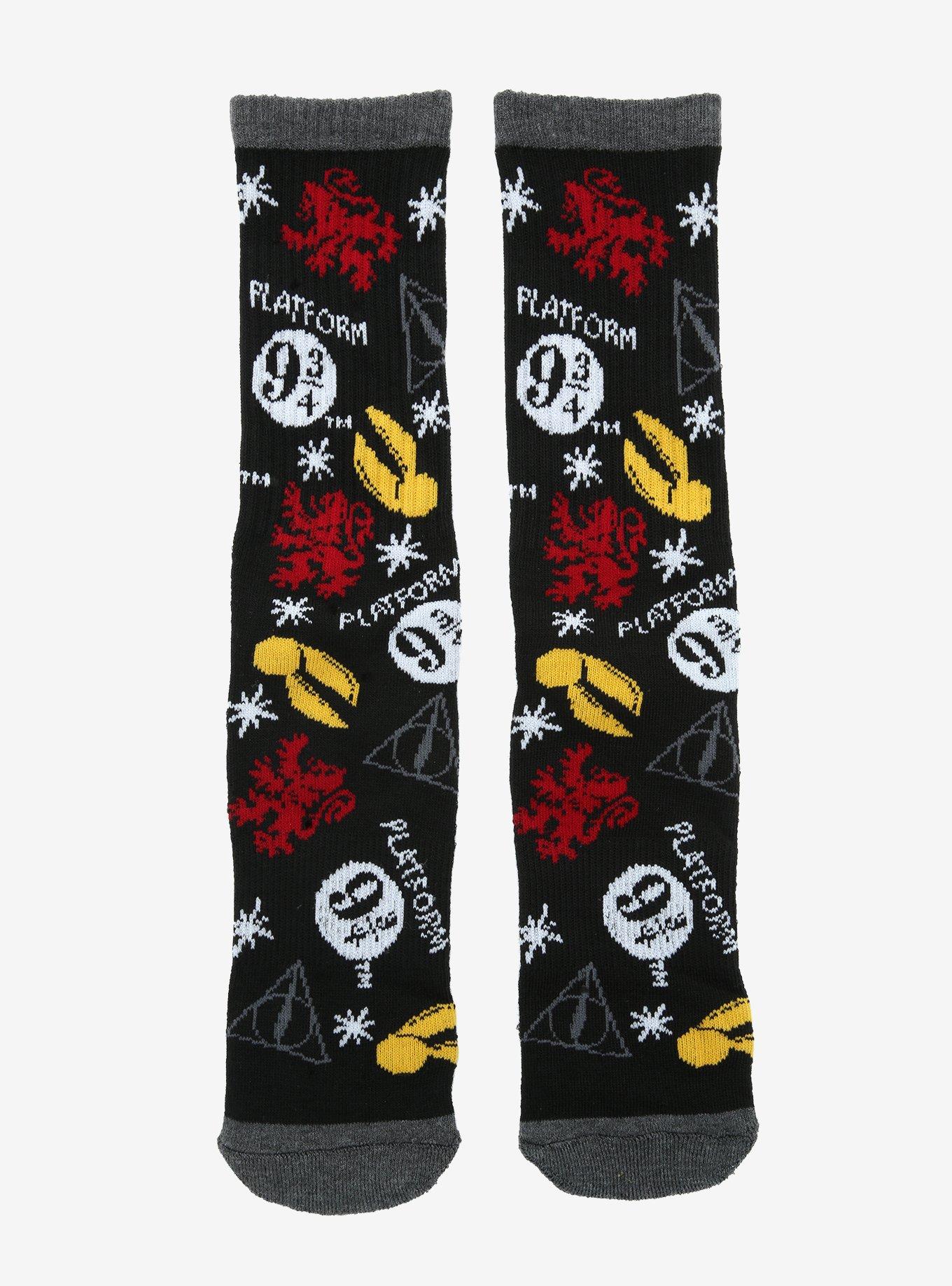 Harry Potter Icon Crew Socks | Hot Topic