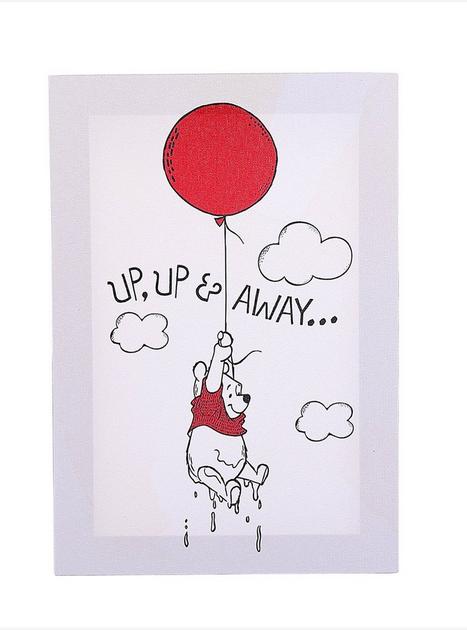 Disney Winnie The Pooh Up, Up & Away Mini Canvas Art | Hot Topic
