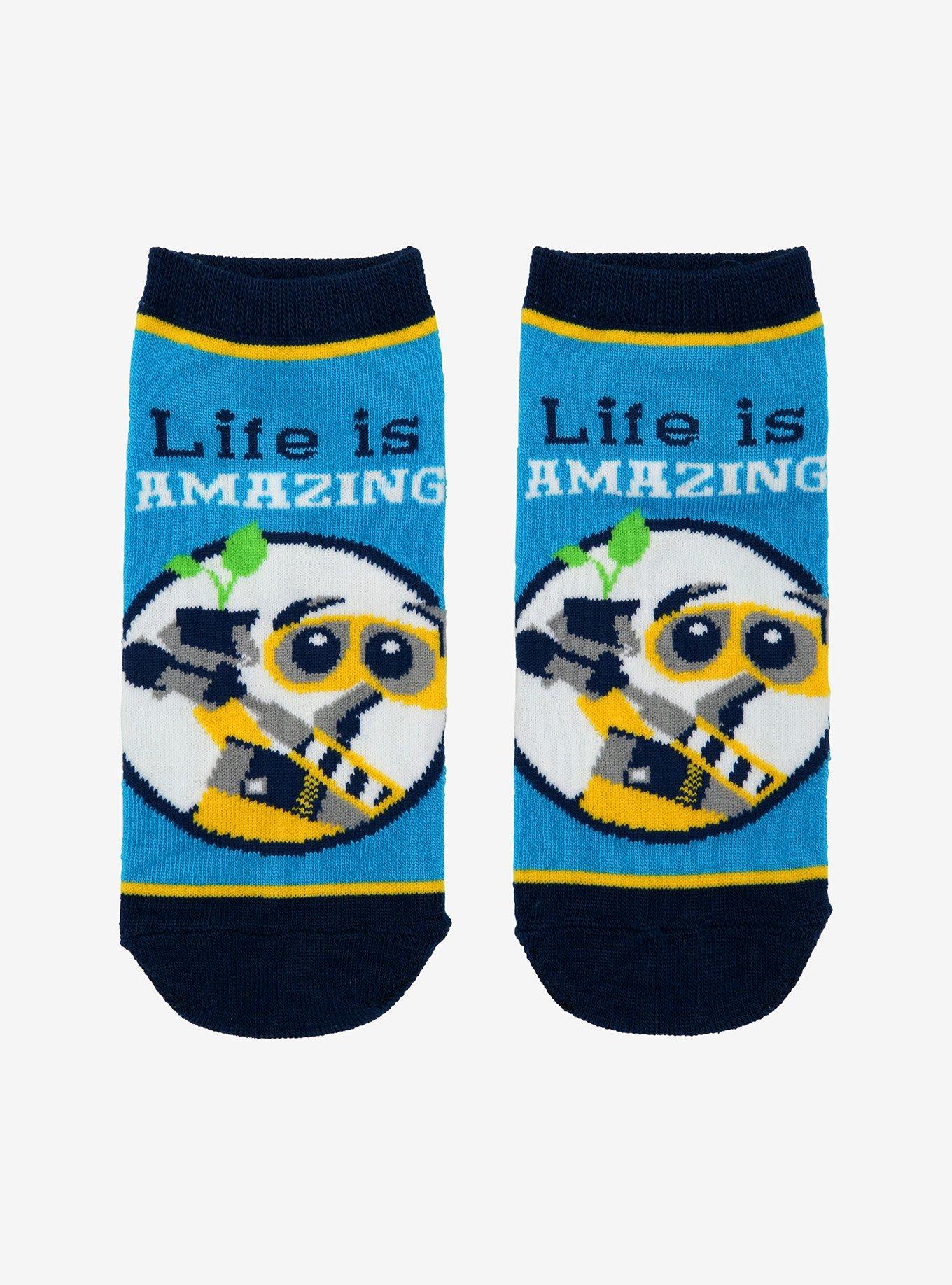 Disney Pixar WALL-E Life Is Amazing No-Show Socks | Hot Topic