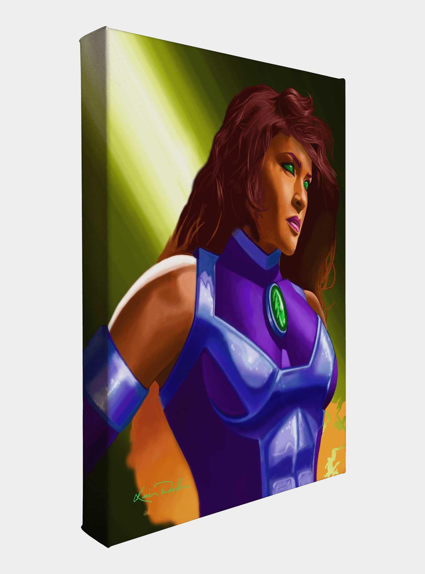 Starfire Superhero Logo
