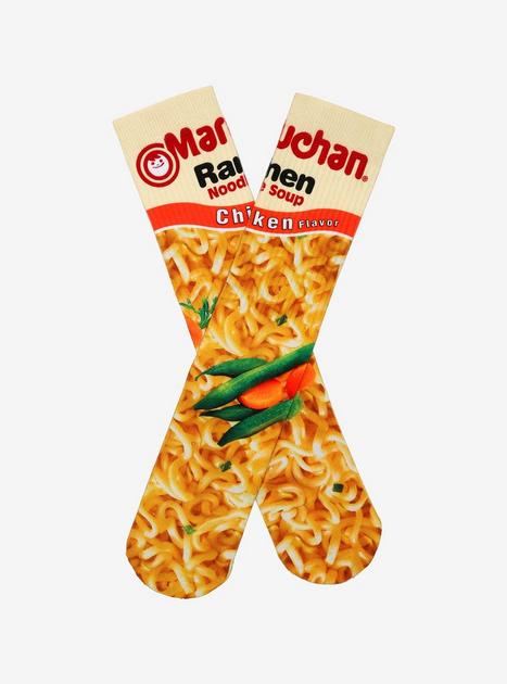 Maruchan Ramen Noodle Soup Chicken Crew Socks | Hot Topic