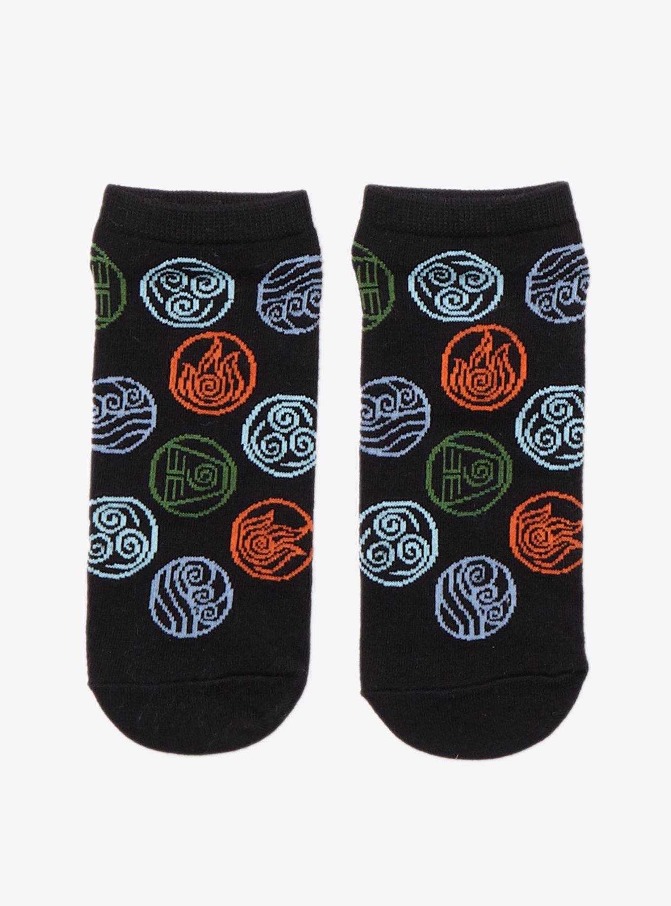Avatar: The Last Airbender Four Nations No-Show Socks | Hot Topic