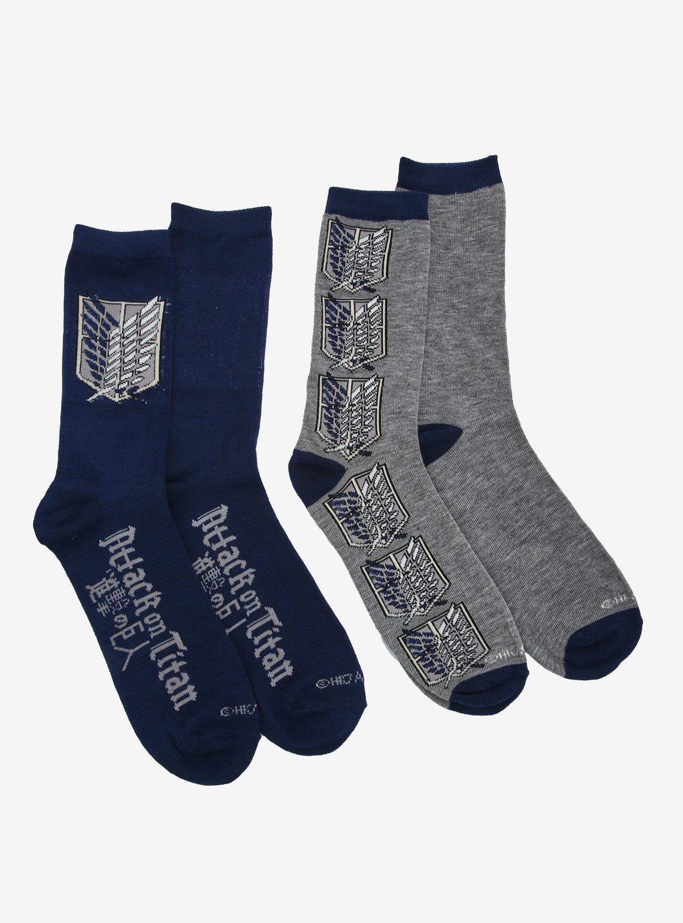 Attack On Titan Scout Regiment Crew Sock 2 Pair | Hot Topic