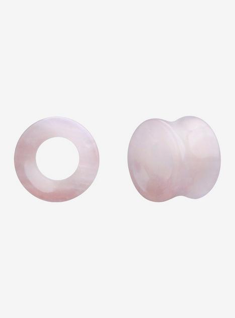 Rose Quartz Eyelet Plug 2 Pack | Hot Topic