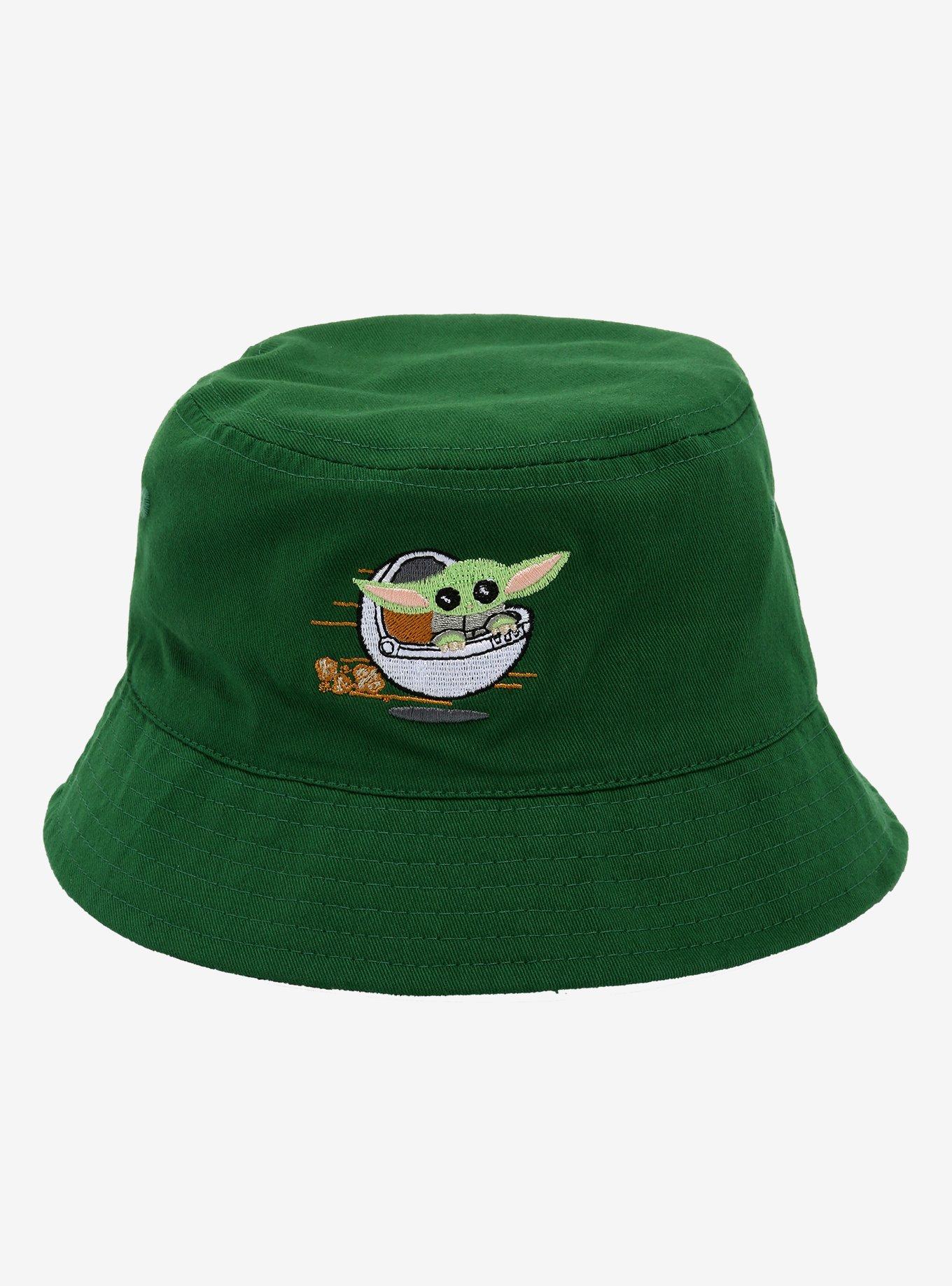Star Wars The Mandalorian The Child Chibi Light Green Youth Bucket Hat ...