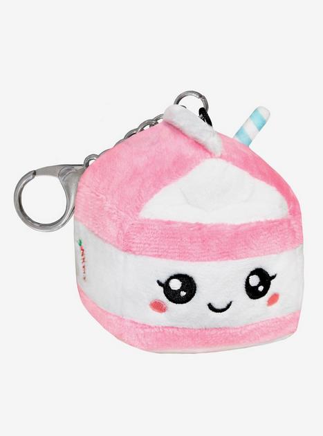 Squishable Micro Kawaii Strawberry Milk Plush Key Chain | Hot Topic