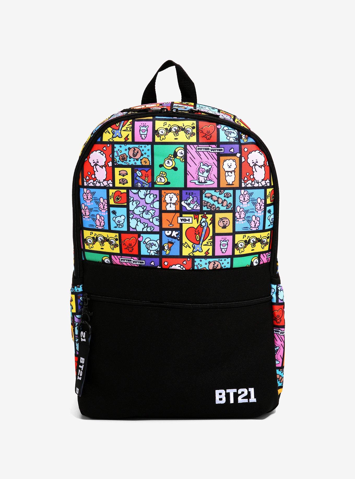 BT21 Color Grid Backpack | Hot Topic