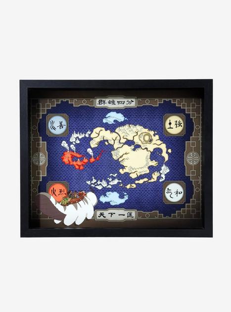 Avatar: The Last Airbender Map Wood Wall Art | Hot Topic