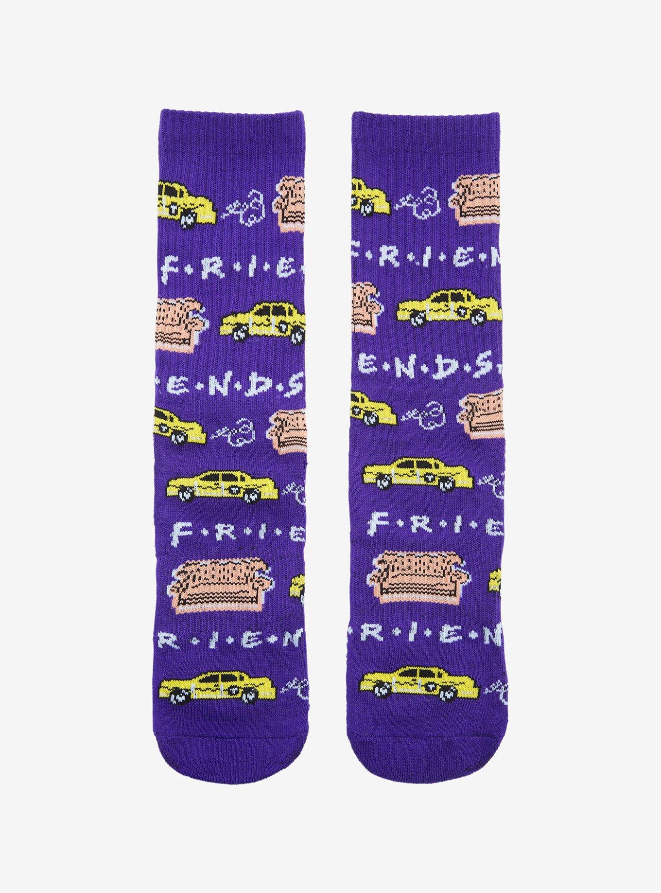 Friends Icons Crew Socks | Hot Topic