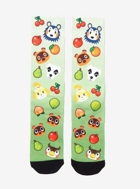 Animal Crossing: New Horizons Fruit & Islanders Crew Socks | Hot Topic
