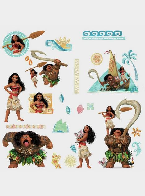 Disney Moana Peel And Stick Wall Decals | BoxLunch