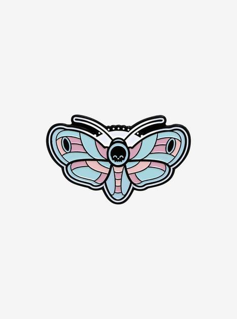 Kawaii Krypt Pastel Moth Enamel Pin | Hot Topic