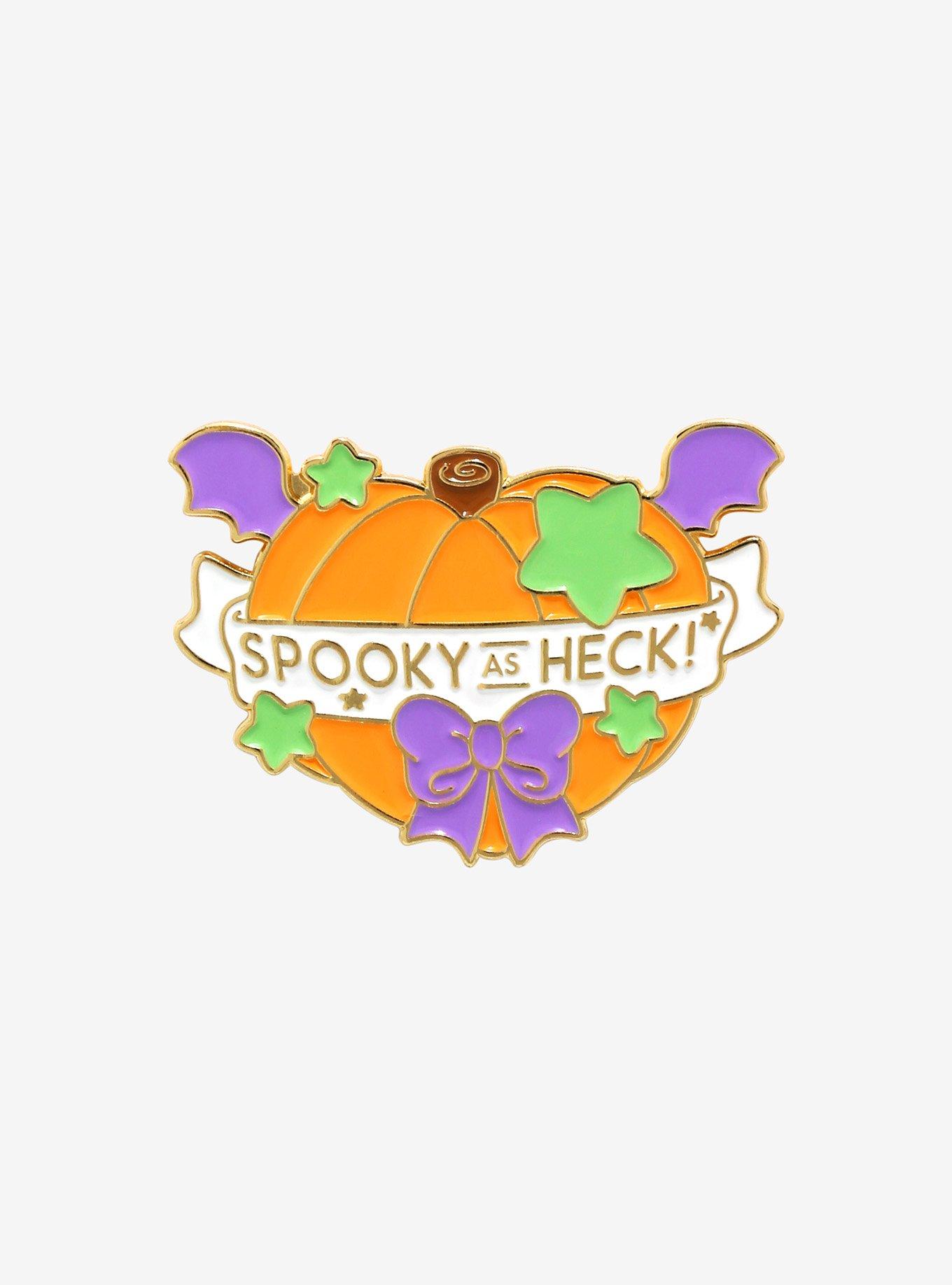 Bright Bat Spooky As Heck Enamel Pin | Hot Topic