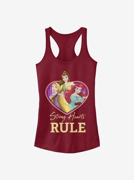 Disney Princess Strong Hearts Rule Girls Tank Red Hot Topic