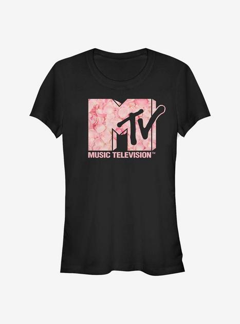 MTV Roses Are Pink Girls T-Shirt - BLACK | Hot Topic