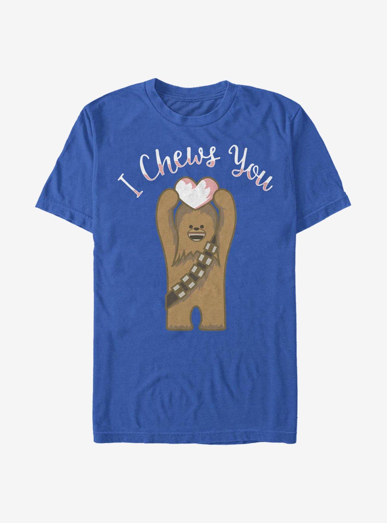 Star Wars Chewie Chewse You T-Shirt - BLUE | BoxLunch